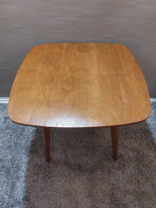 Nilo Kralj, Stol Kamnik, miza, mizica, vintage, Lupina, Rex 120