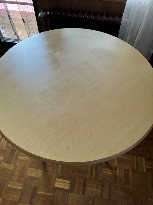 okrogla miza 90cm, 75 višina