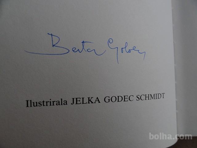BERTA GOLOB, ŠOLSKE RAZGLEDNICE + PODPIS
