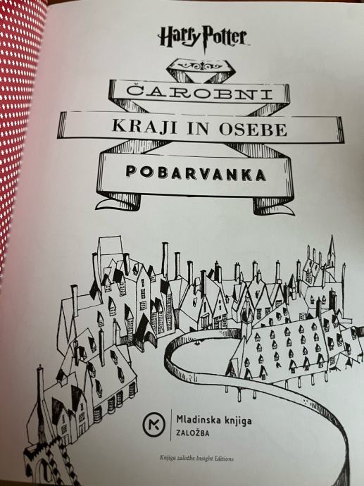 Harry Potter pobarvanka NOVA