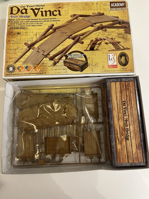 DA VINCI SERIES ARCH BRIDGE, ACADEMY HOBBY MODEL KITS