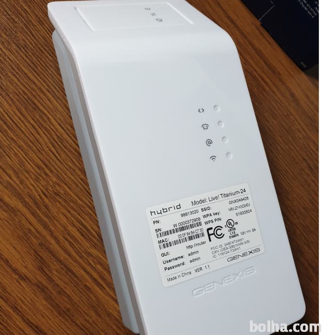Genexys Kabelski modem (Telemach)