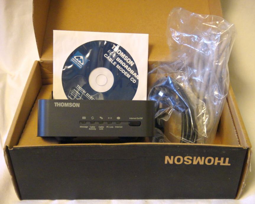 LaZooRo: Kabelski modem Thomson TCM420