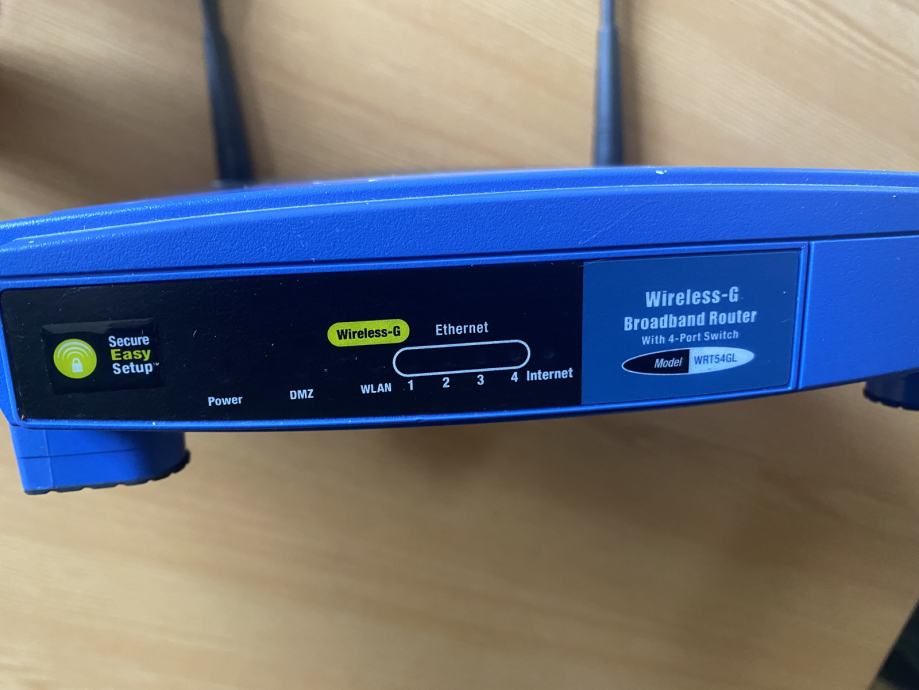 Modem - Router, Linksys, model WRT54GL, V1.1
