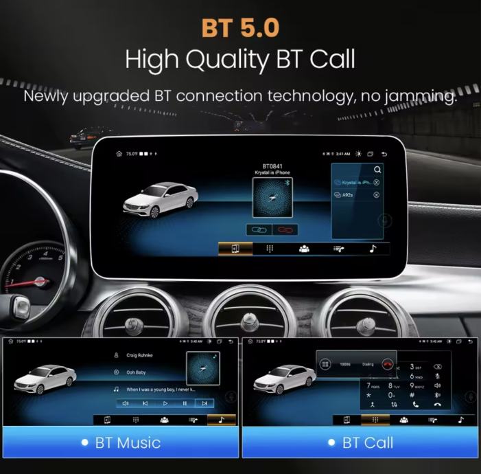Mercedes X204 GLK CARPLAY ANDROID multimedija navigacija android WIFI