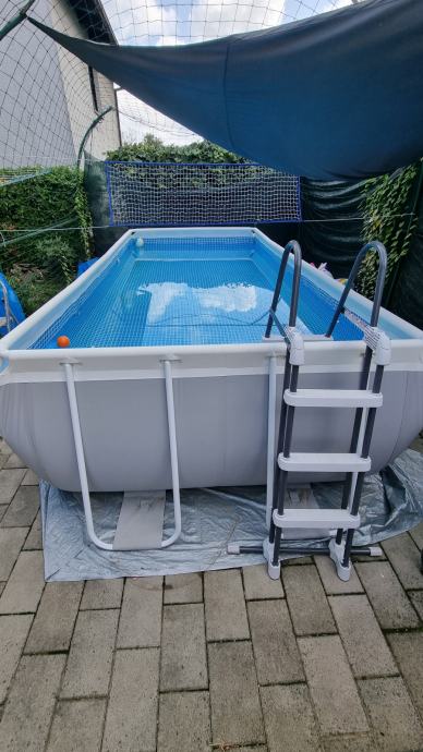 Bazen intex prism frame rectangular premium pool set 4,88x2,44x1,07