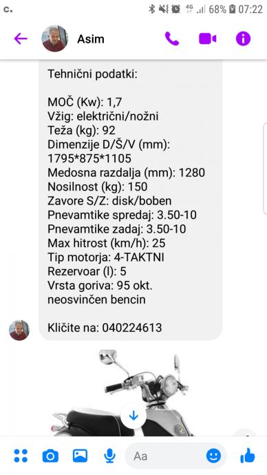 Druge znamke Znen Legend 50 cm3, 2019 l.