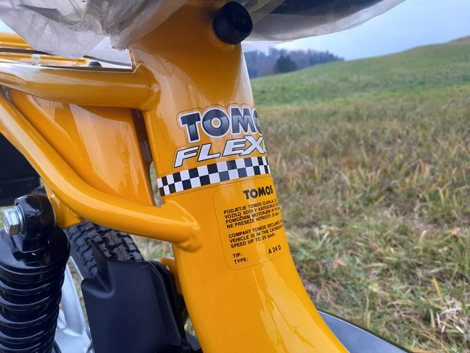 Tomos Flexer 25 in drugi modeli čist nov še original Koperski ter deli, 2013 l.