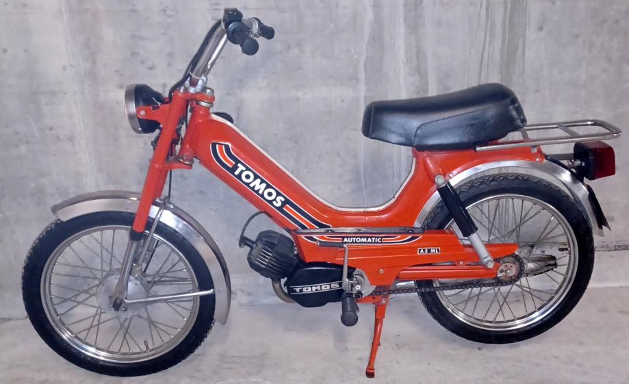 Tomos avtomatic moped A3 z dokumenti 49 cm3, 1986 l.