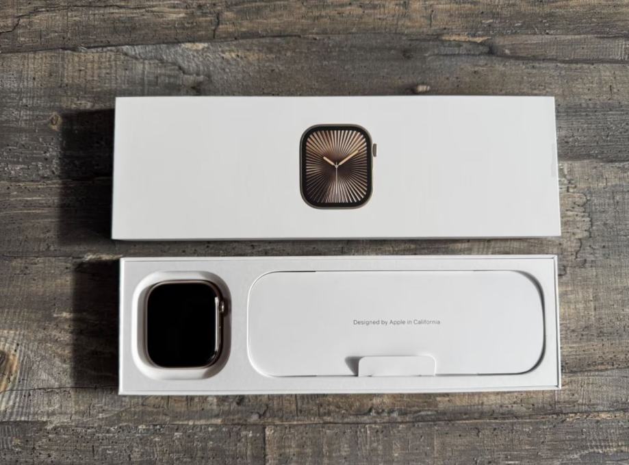 Apple Watch Series 10 Titan Gold 46mm GPS+Cellular kot nov