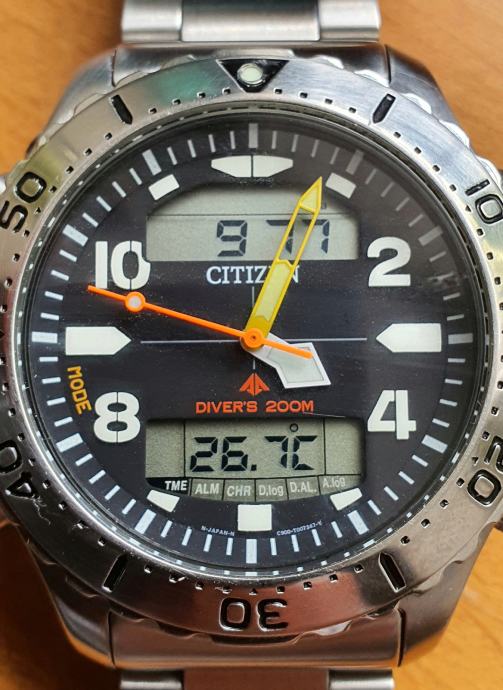 Citizen Promaster Aquamount jp3040 c900 alti/baro/diver/tempe
