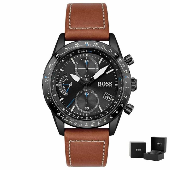 Moška ročna ura Hugo Boss Pilot Edition Chrono 1513851
