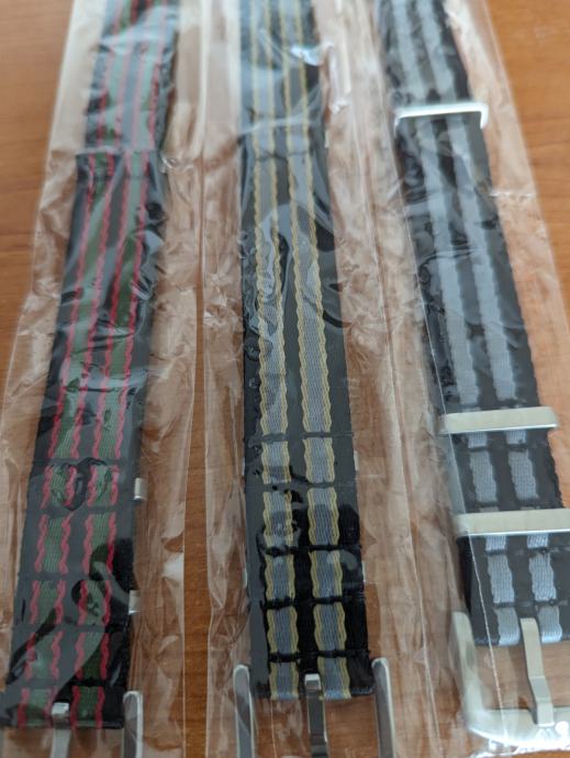 Nato pašček bond007 20mm (debelina 1.2mm, dolžine 28cm)