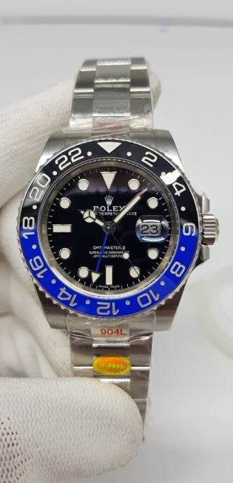 ROLEX GMT MASTER II (BATMAN OYSTER) NOOB FACTORY V12 ETA cal. 3285