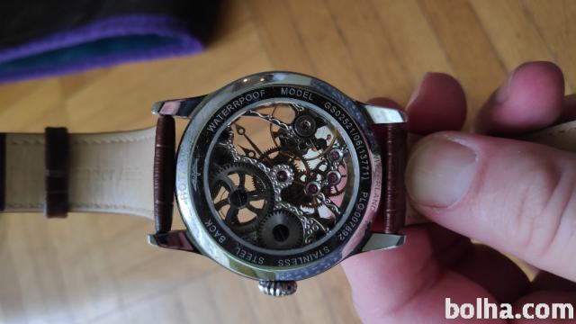 Rotary skeleton dress watch