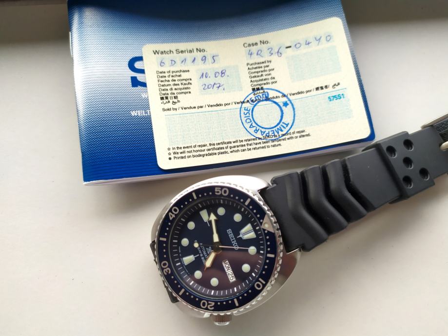 Seiko Turtle SRP773 diver 200m