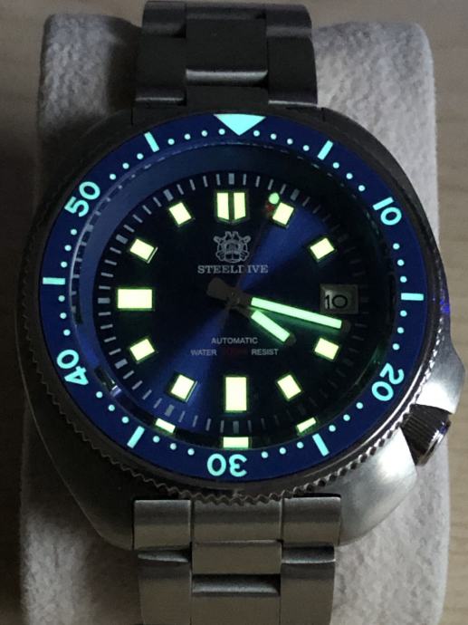Steeldive 1970 diver moška ura (Seiko, Omega, Breitling)