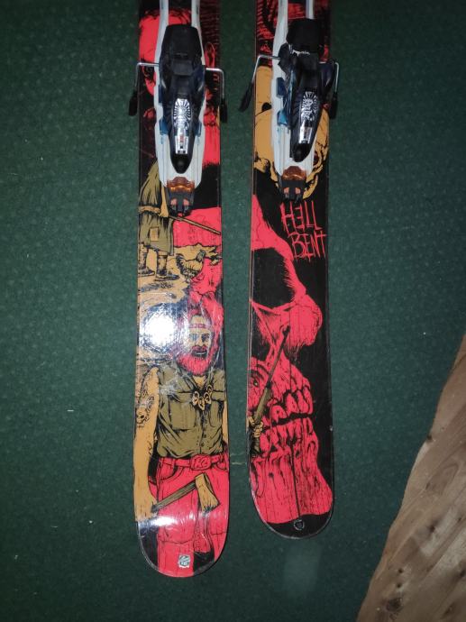 Freeride smuči K2 Hellbent (turni komplet)
