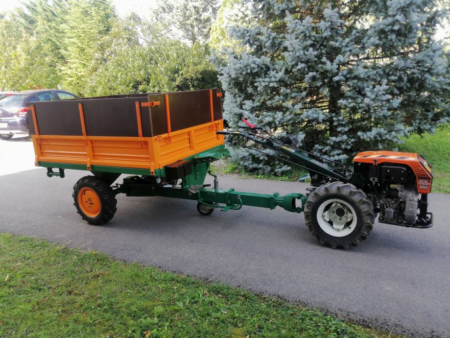 Motokultivator freza z prikolico Goldoni 13KM, diesel