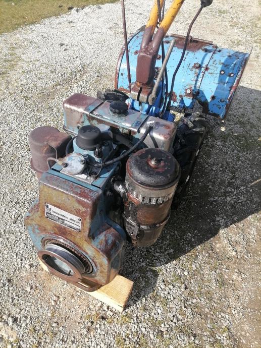 motokultivator goldoni z frezo in plugom za jarke