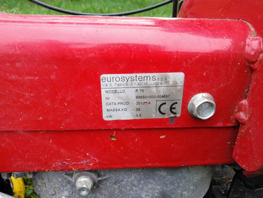 Motokultivator,Mulčer,Kosilnica,Freza Eurosystems P70