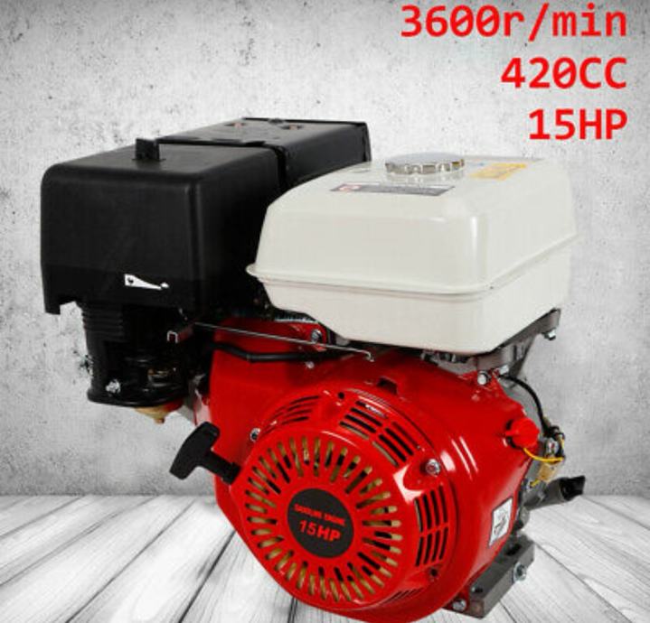 NOV NADOMESTNI BENCINSKI MOTOR 15 HP NA VLEČNI POGON