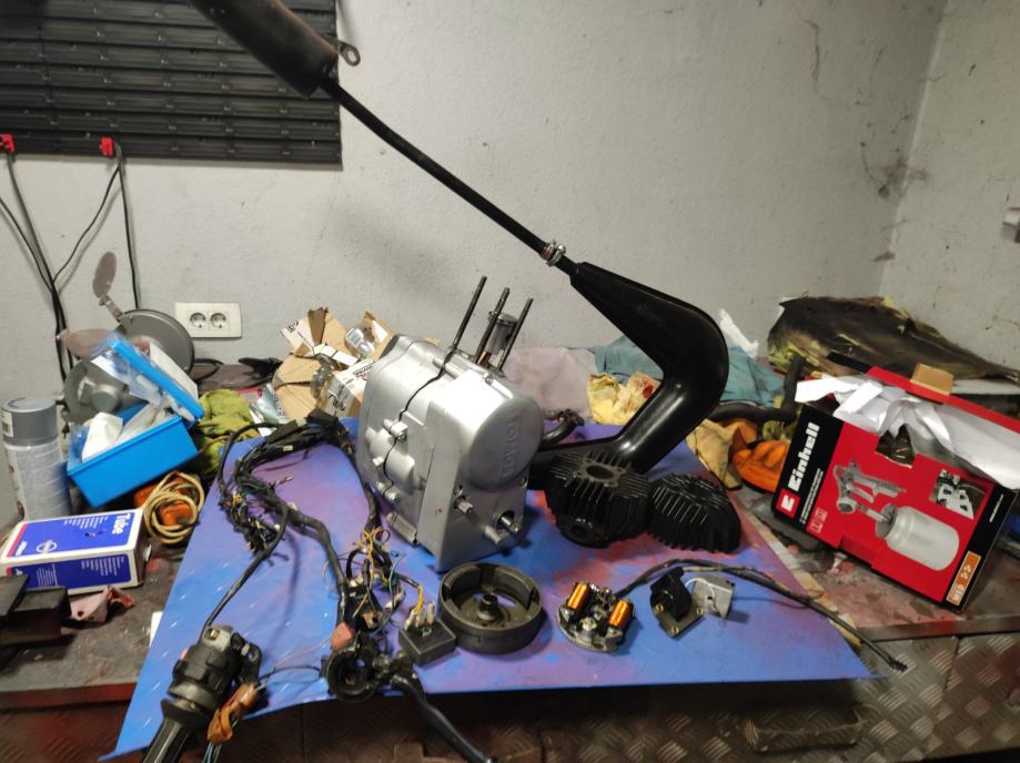 Tomos ATX masina,izpuh ,elektrika