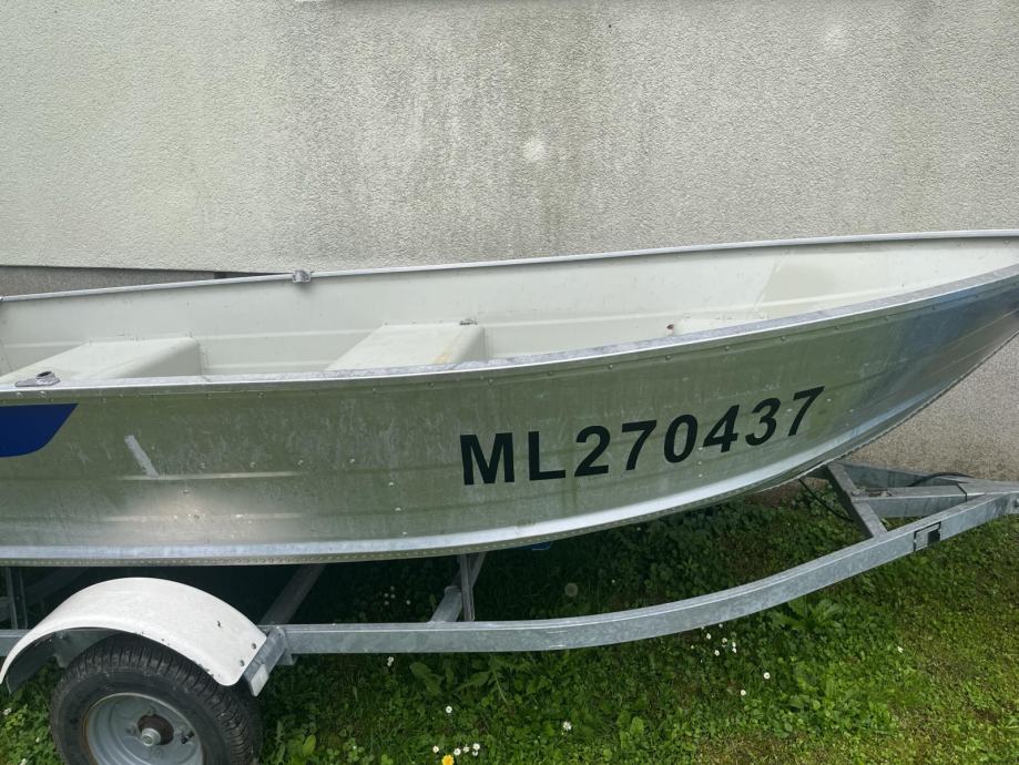 Lahki aluminjasti čoln 370 S Marine + Tohatsu M5B + Prikolica + Cerada