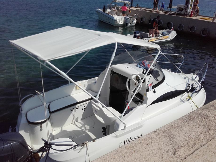 Prodam barko Smart Fischer Cruiser 46, motor Yamaha 40/60 + prikolica