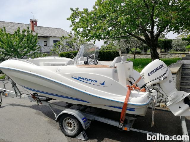 QUICKSILVER 505 COMMANDER + EVINRUDE 75 E -TEC