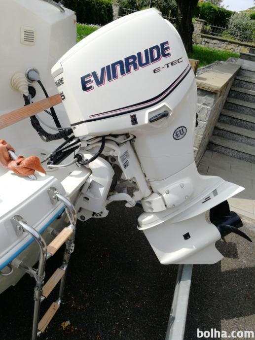 QUICKSILVER 505 COMMANDER + EVINRUDE 75 E -TEC