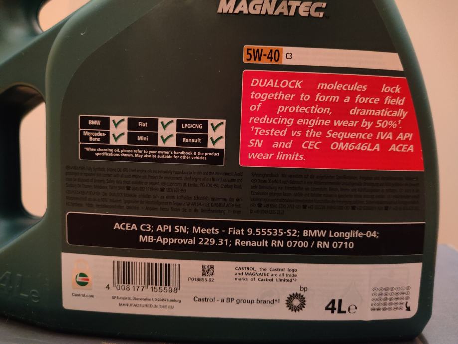 Castrol olje
