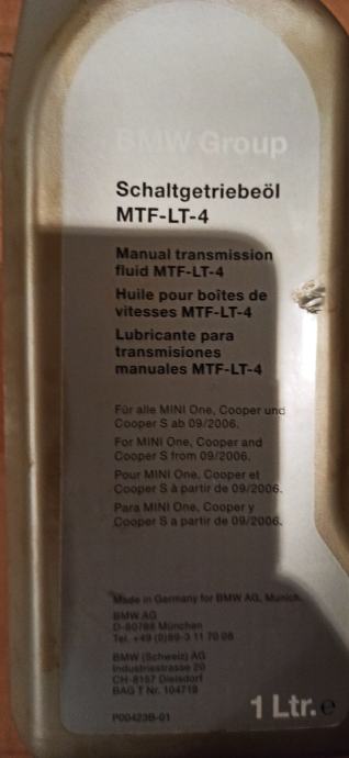 Bmw olje menjalnik 75w-90 83222339223