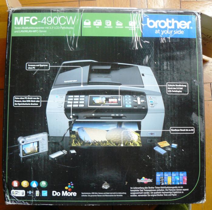 Brother MFC490CW multifunkcijski inkjet barvni tiskalnik (OPOMBA)