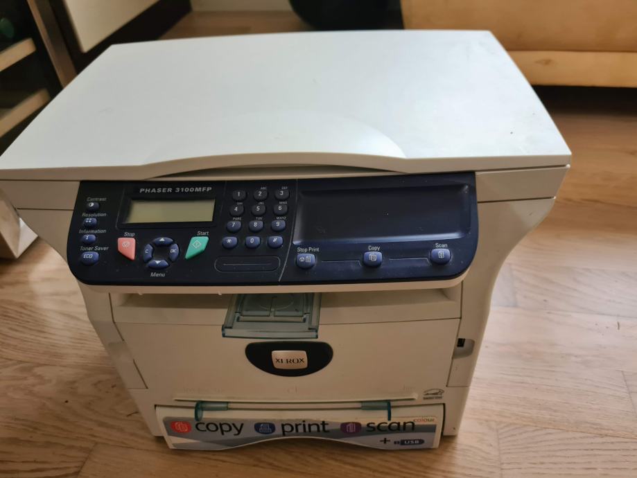 Multifunkcijski črnobeli lazerski tiskalnik Xerox Phaser 3100MFP