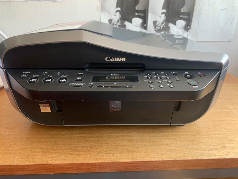 Tiskalnik Canon Pixma MX310 + 3 črne kartuše