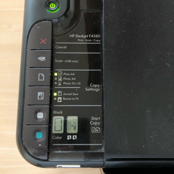 Tiskalnik HP Deskjet F4580