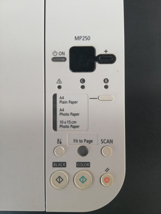 Tiskalnik s skenerjem CANON MP250