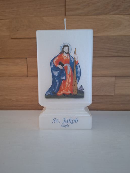 Sveča z motivom svetega Jakoba