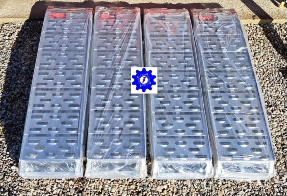 Zložljiva aluminijasta nakladalna rampa 340 kg - 1 kos