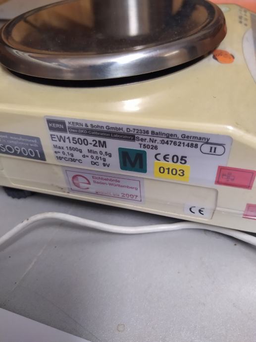 Kern EW1500-2M laboratorijska tehtnica