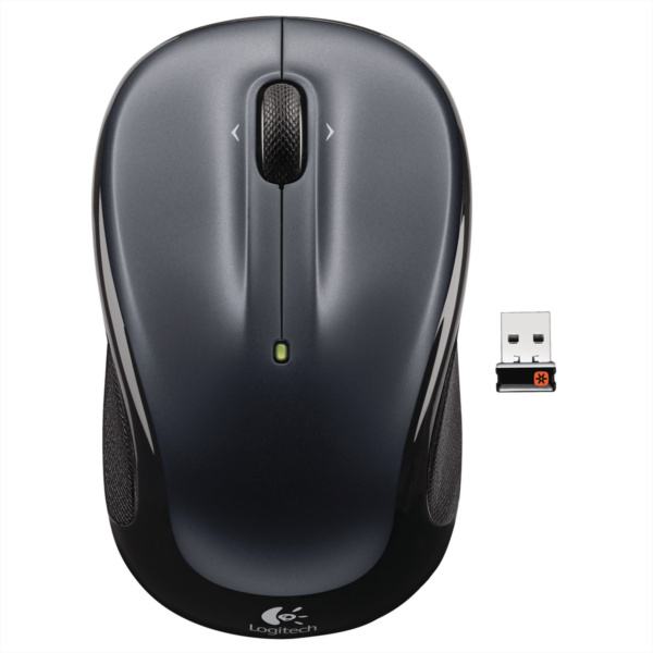 Logitech M325 USB brezžična miška siva