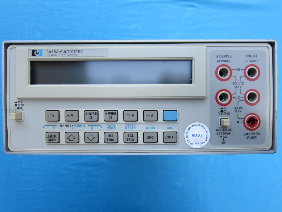 HP 3478A MULTIMETER UNIVERZALNI INSTRUMENT
