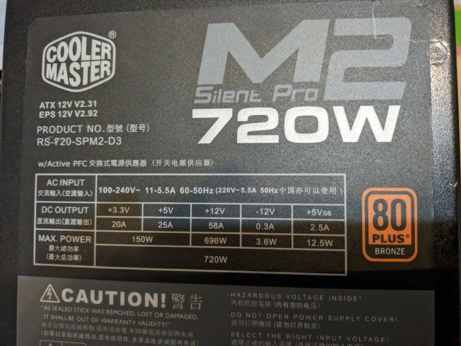 Coolermaster 720W modular