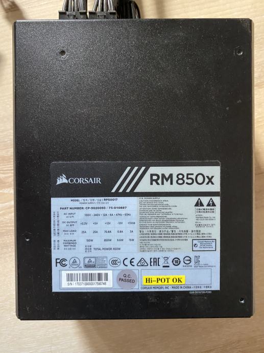 Corsair RM 850x