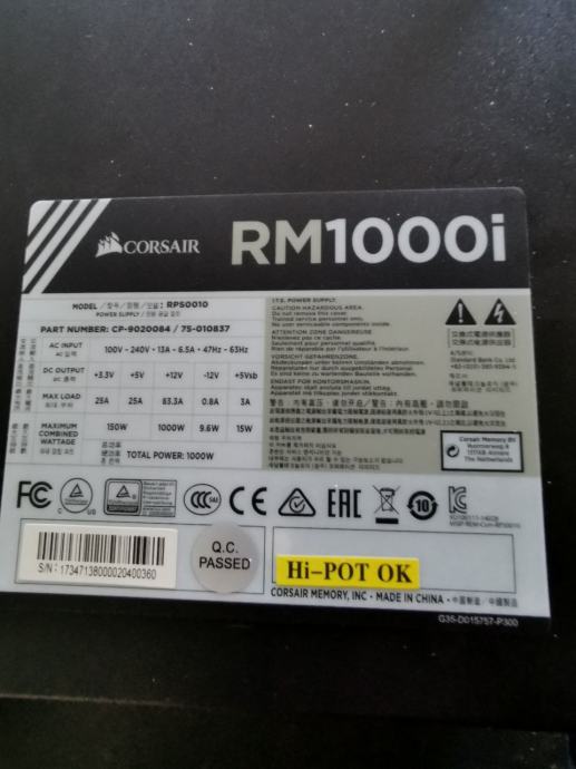 Corsair RM1000i