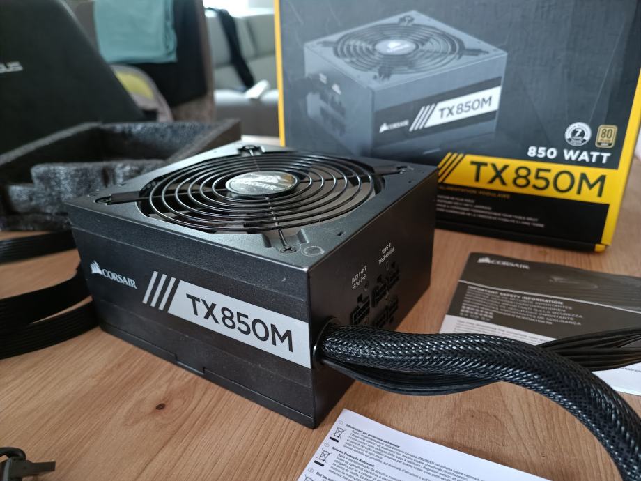 Corsair TX850M 850W Modular - Garancija do 2027
