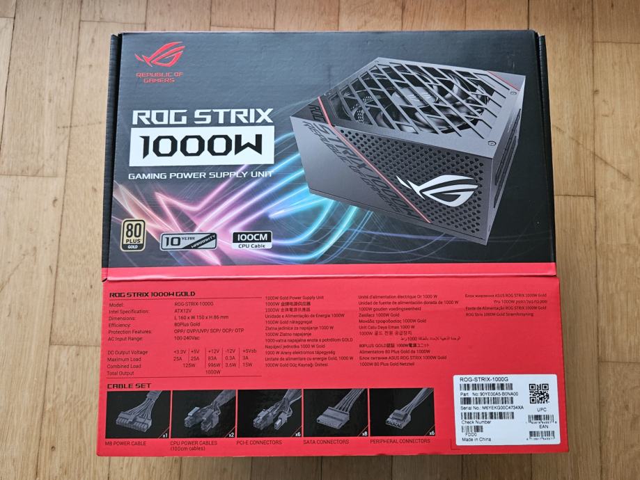 Napajalnik ASUS ROG Strix 1000W PSU