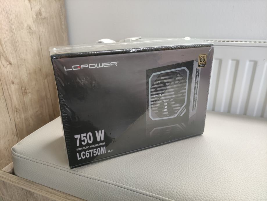 Napajalnik LC Power LC6750M 750 W, Full Modular Gold, 6xPCI-e