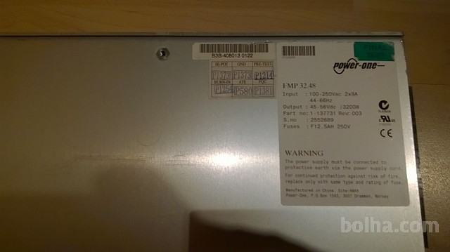 Power one napajalnik 220V(2x9A) na 45-56V 3200W